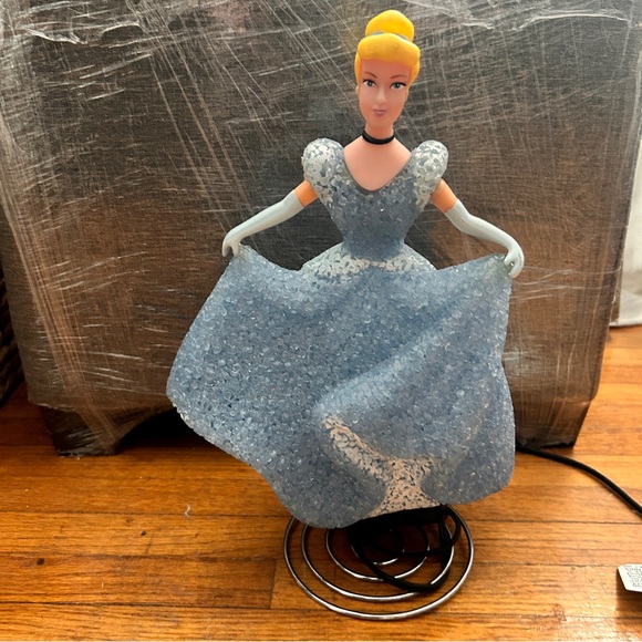 Disney | Other | Vintage Disney Princess Cinderella Toggle Sparkle Lamp ...